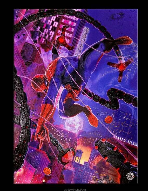 Displate | Art | Displate Limited Edition Marvel Spiderman In Action ...